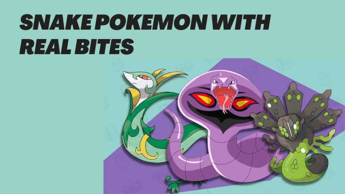 Snake Pokemon with Real Bites - Reorion Planet